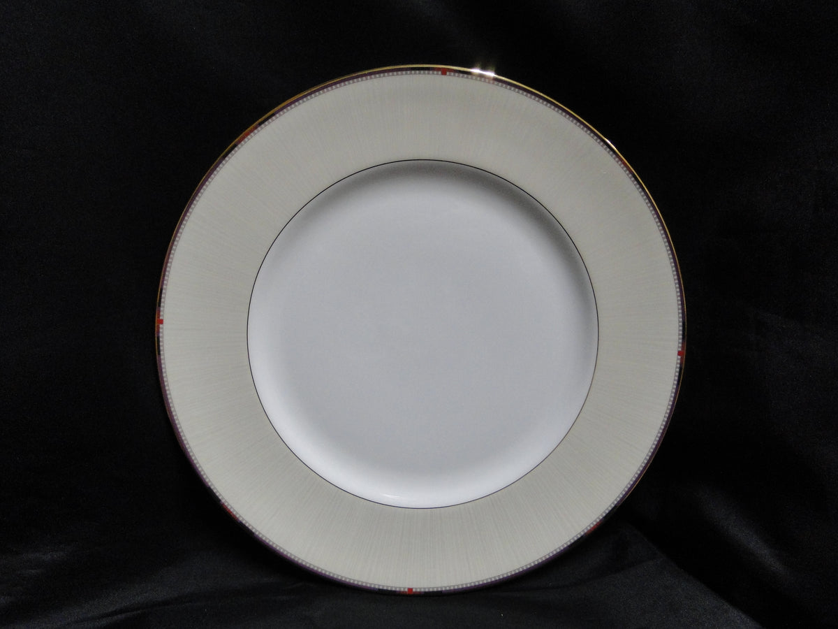 Wedgwood Pashmina, Cream Rim, White Center: Dinner Plate (s), 10 3/4 ...