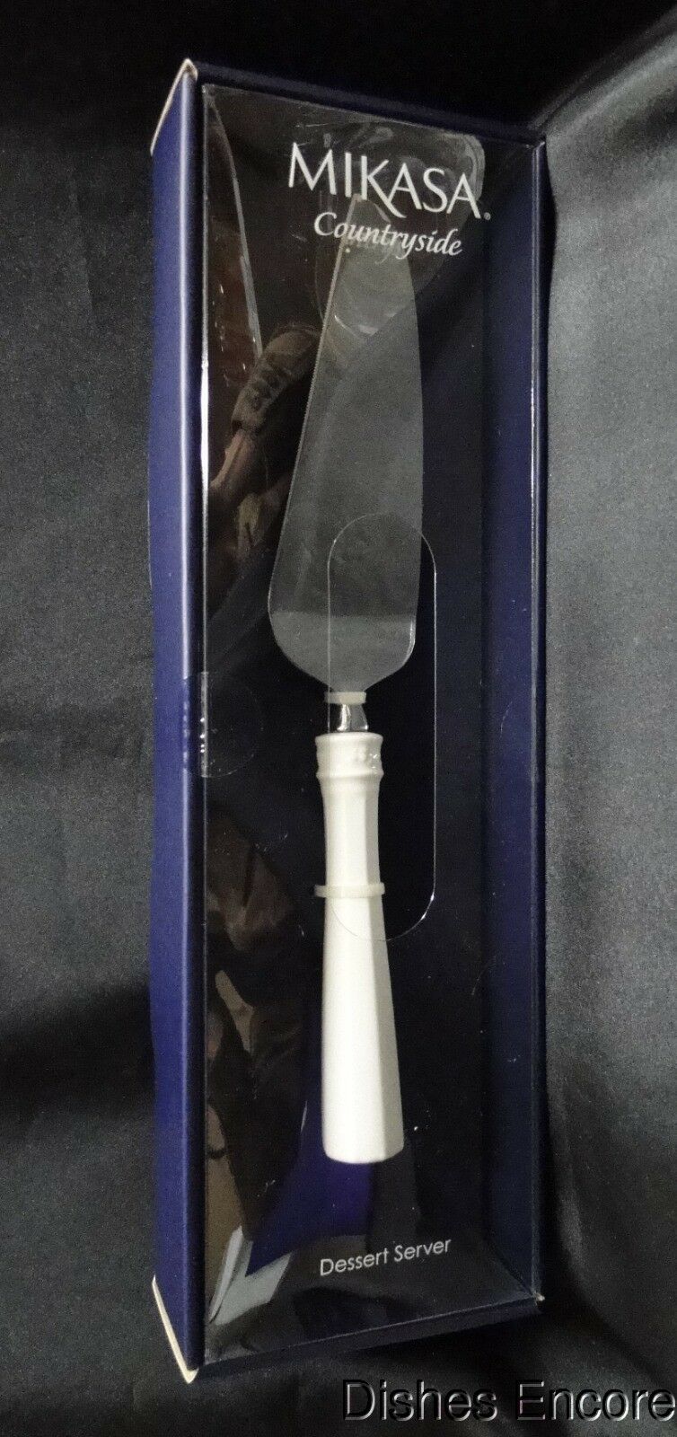 Mikasa Countryside, Stainless Steel, Porcelain Handle: NEW Dessert / C ...