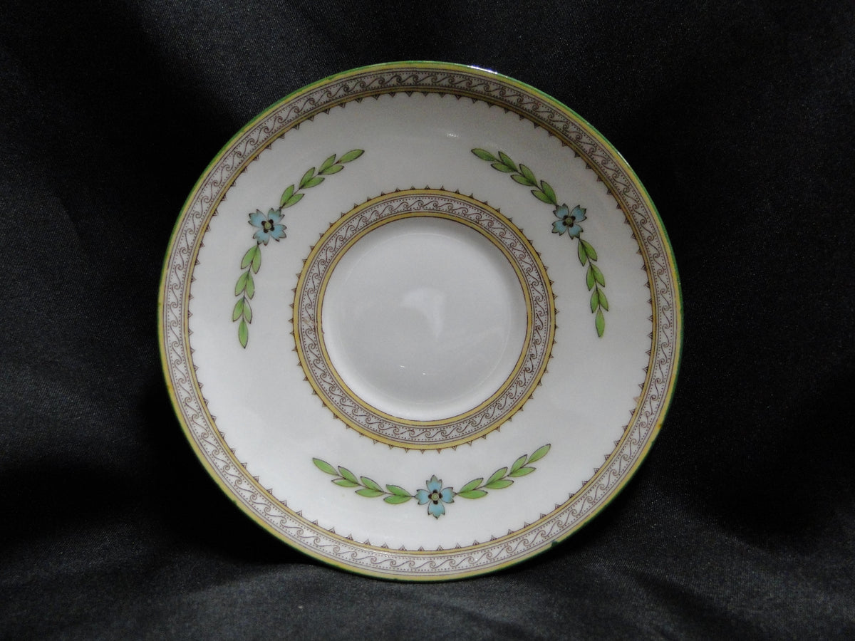 Minton Kent, Blue Flowers, Green Laurel: 5 5/8" Saucer Only, No Cup ...