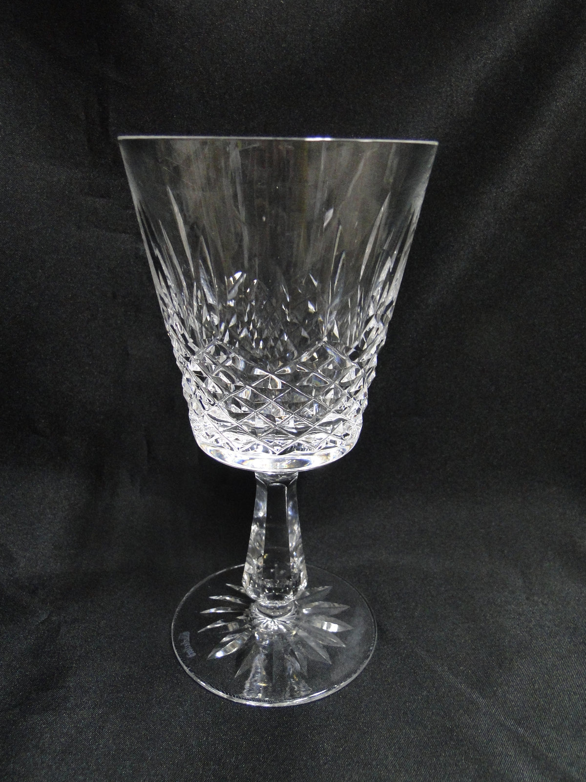Waterford Crystal Kenmare, Cut Ovals & Squares: Water Goblet (s), 6 7 ...